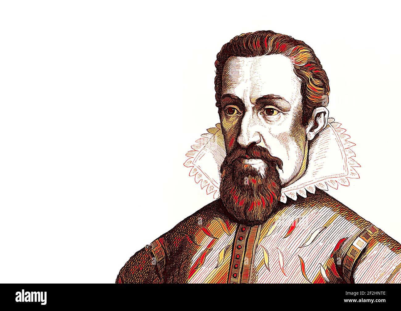 Johannes Kepler, 1571 - 1630, German philosopher, astronomer and astrologer Stock Photo - Alamy