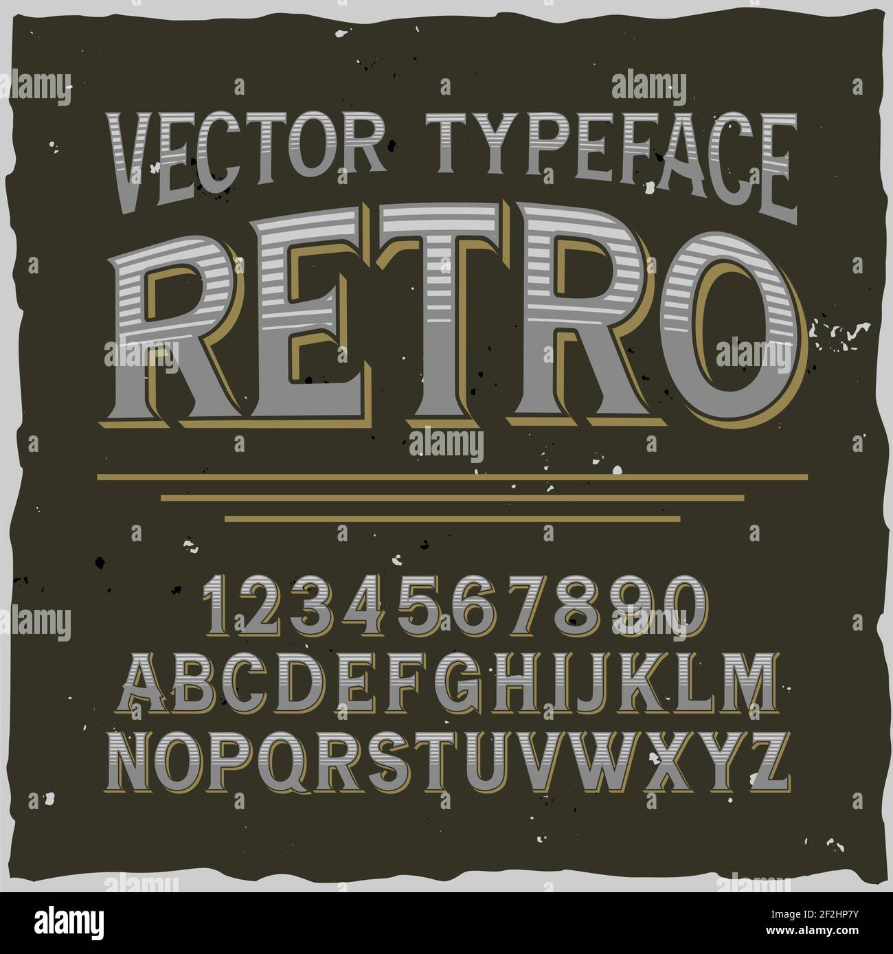 Original label typeface named "Retro". Good handcrafted font for any ...