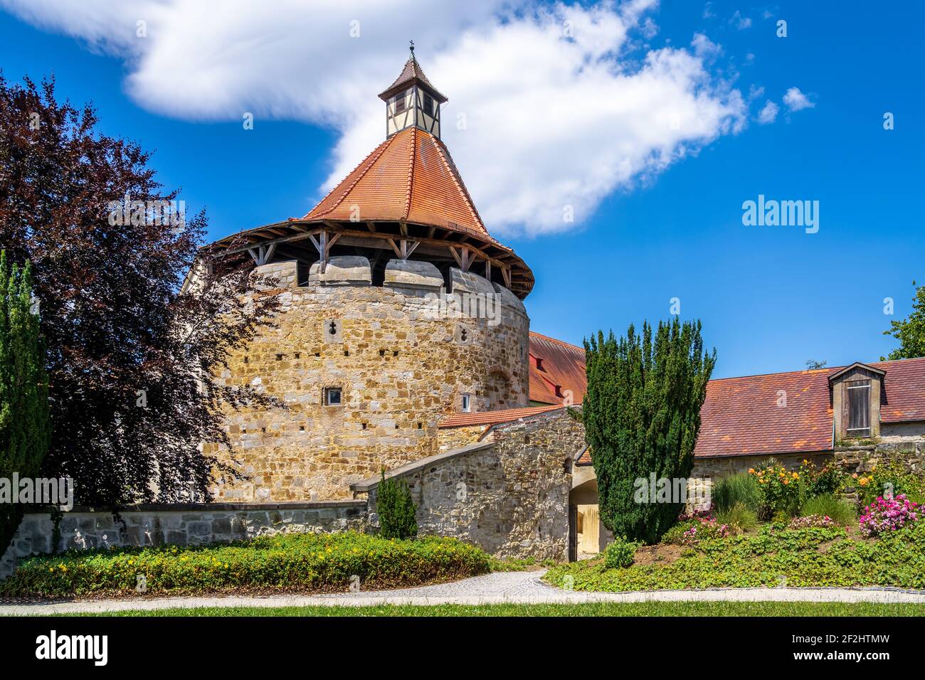 Castle of Ellwangen, Jagst, Germany Stock Photo - Alamy