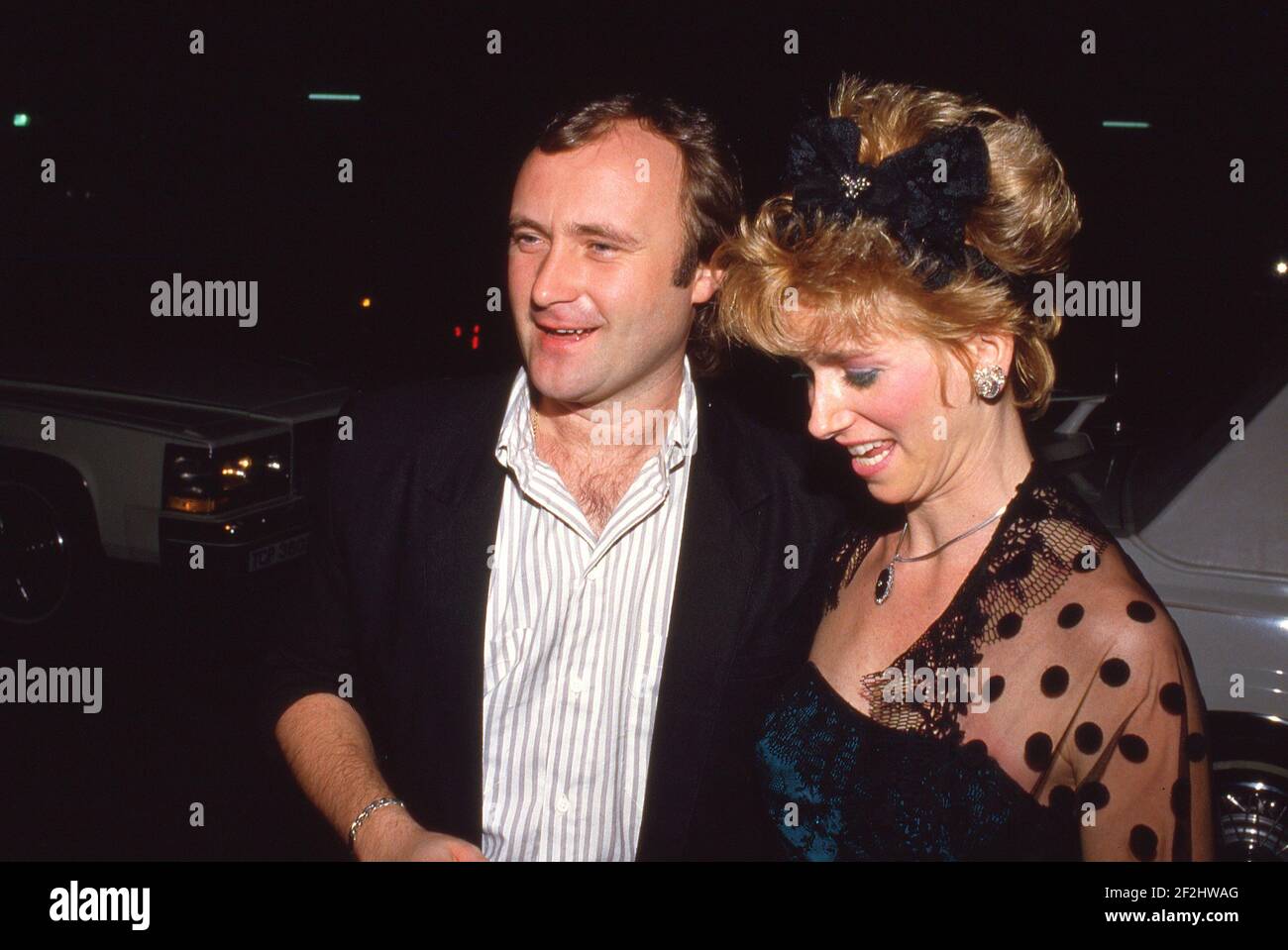 LOS ANGELES, CA - FEBRUARY 25: Phil Collins and wife Jill Collins ...