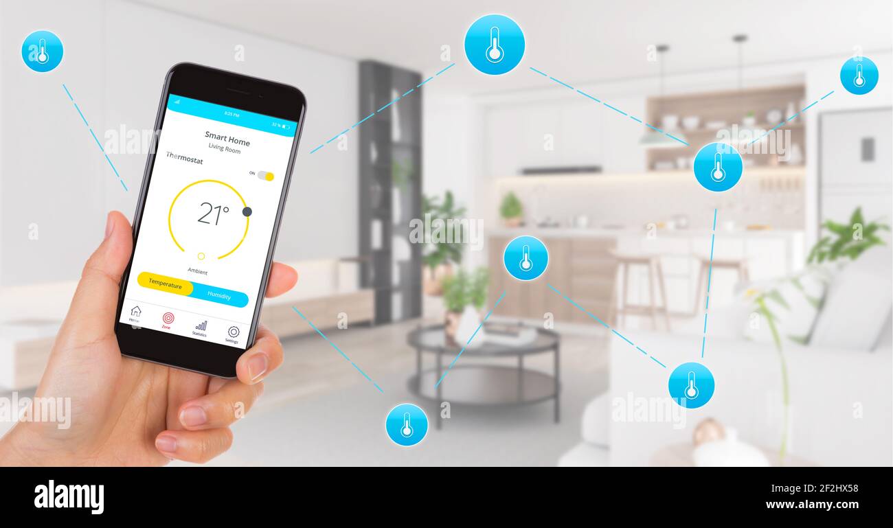 Smart home automation system hi-res stock photography and images - Alamy