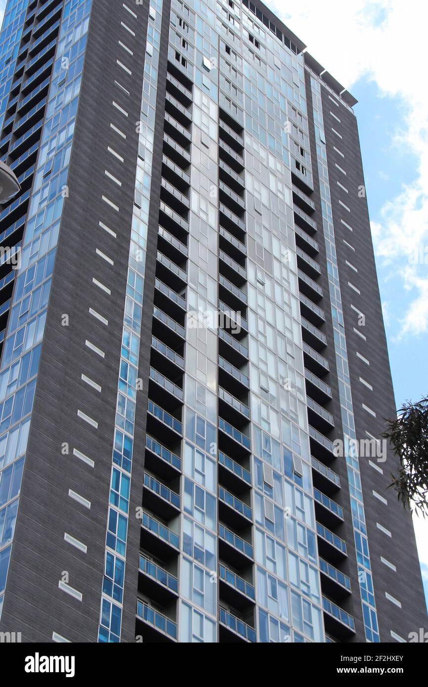 modern glass building in melbourne in australia Stock Photo - Alamy