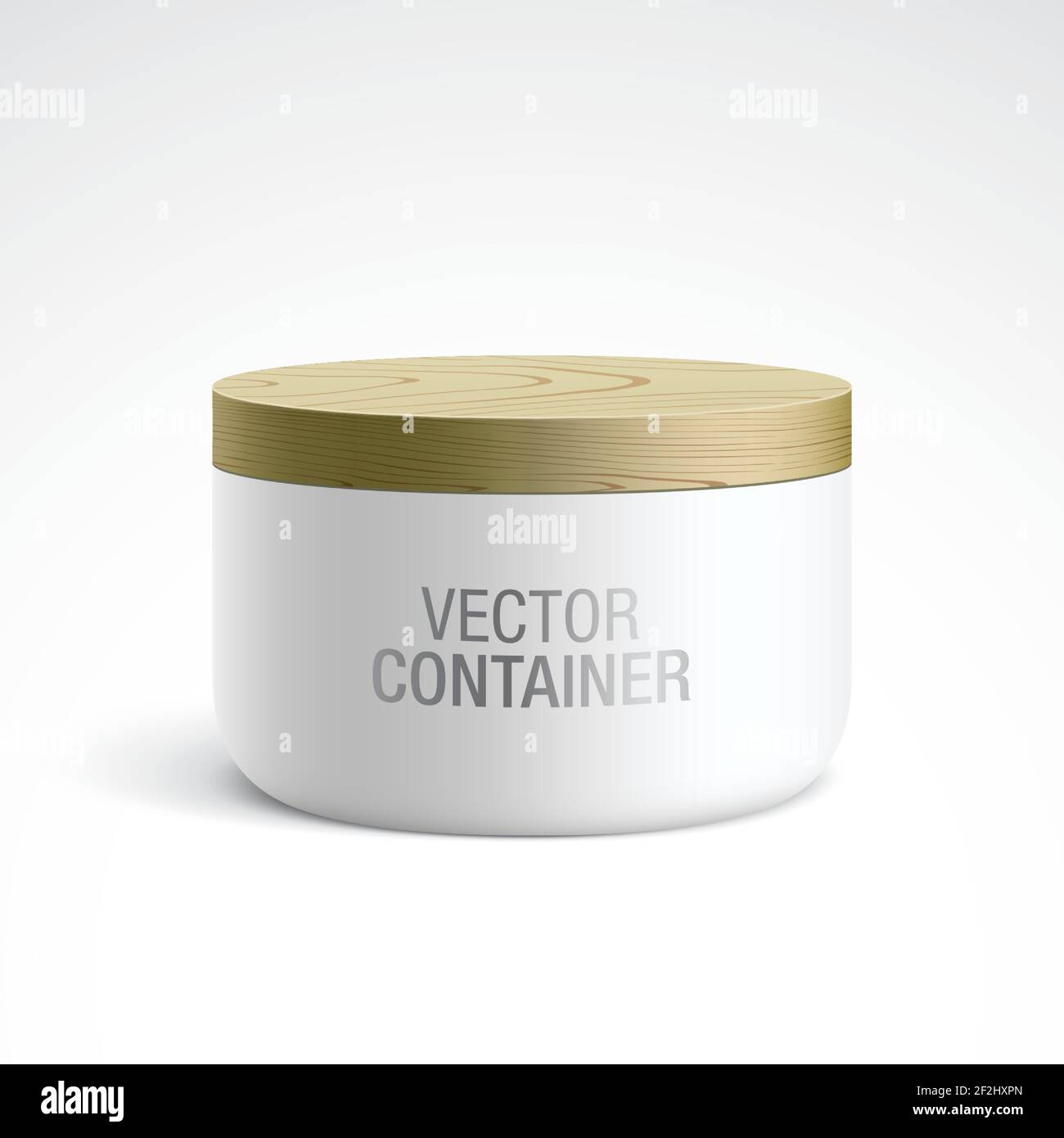 Mockup round white jar Stock Vector Images - Alamy
