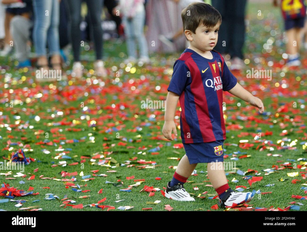 Messi Son 2014 Barcelona Beat Malaga While Lionel Messi Attends Birth