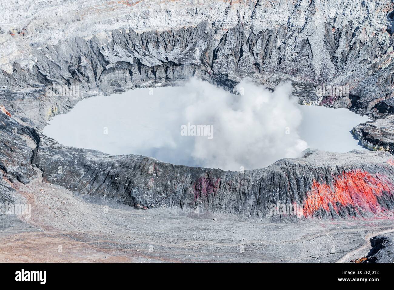 Poas volcano, Poas National Park, Costa Rica, Central America Stock ...