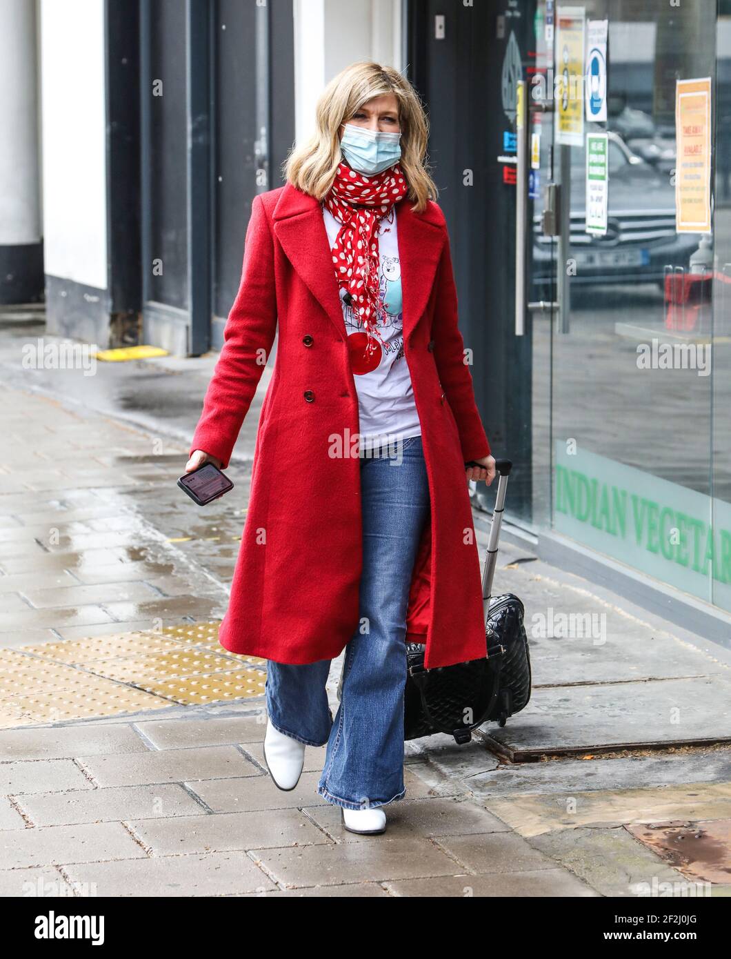 Kate Garraway seen arriving for her Smooth FM show at the Global Radio ...