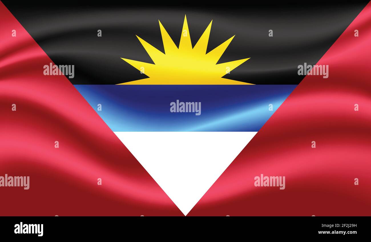 Grunge texture Antigua and Barbuda country flag national symbol ...