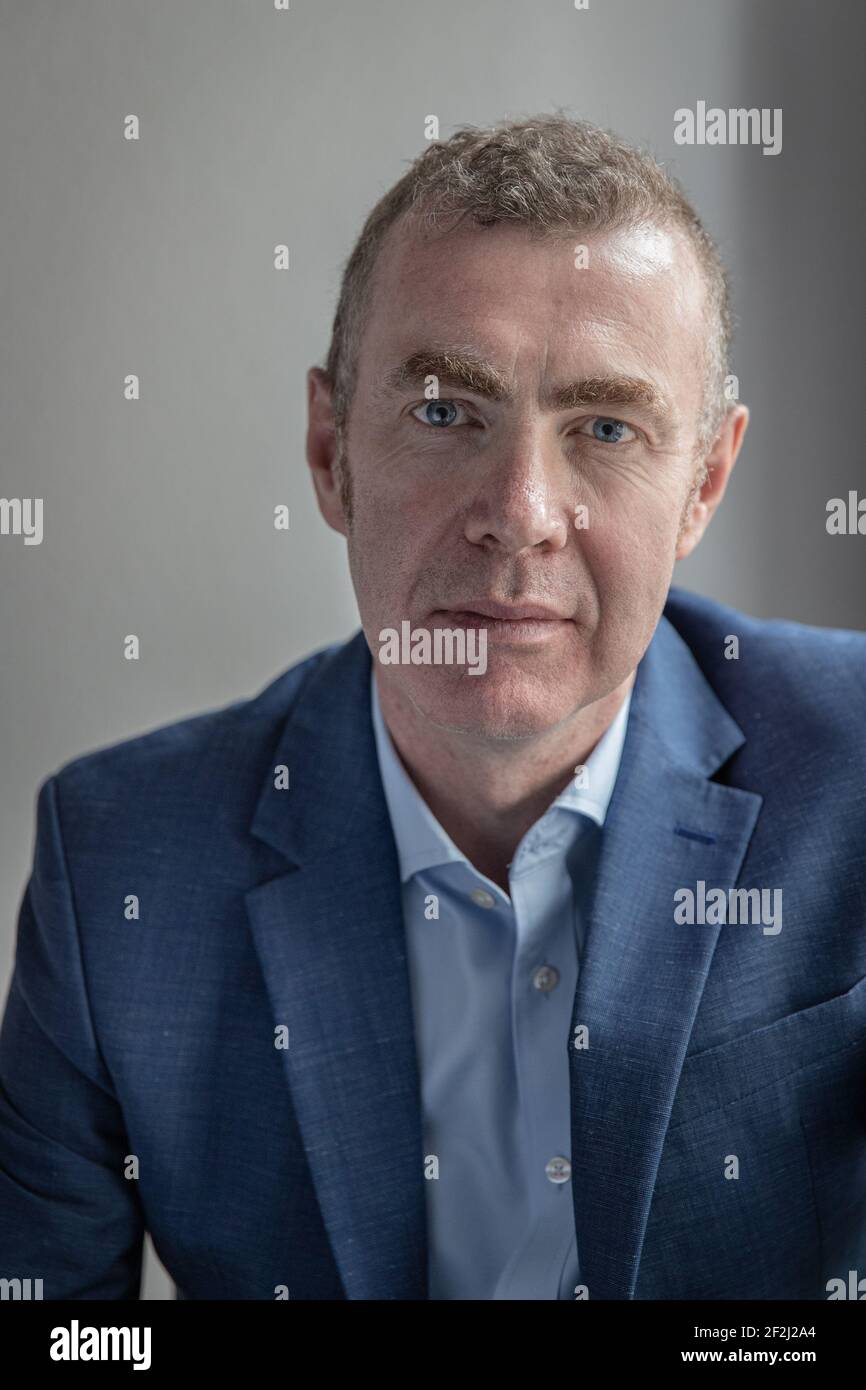 Portrait of Adam Price, Leader of Plaid Cymru Stock Photo - Alamy