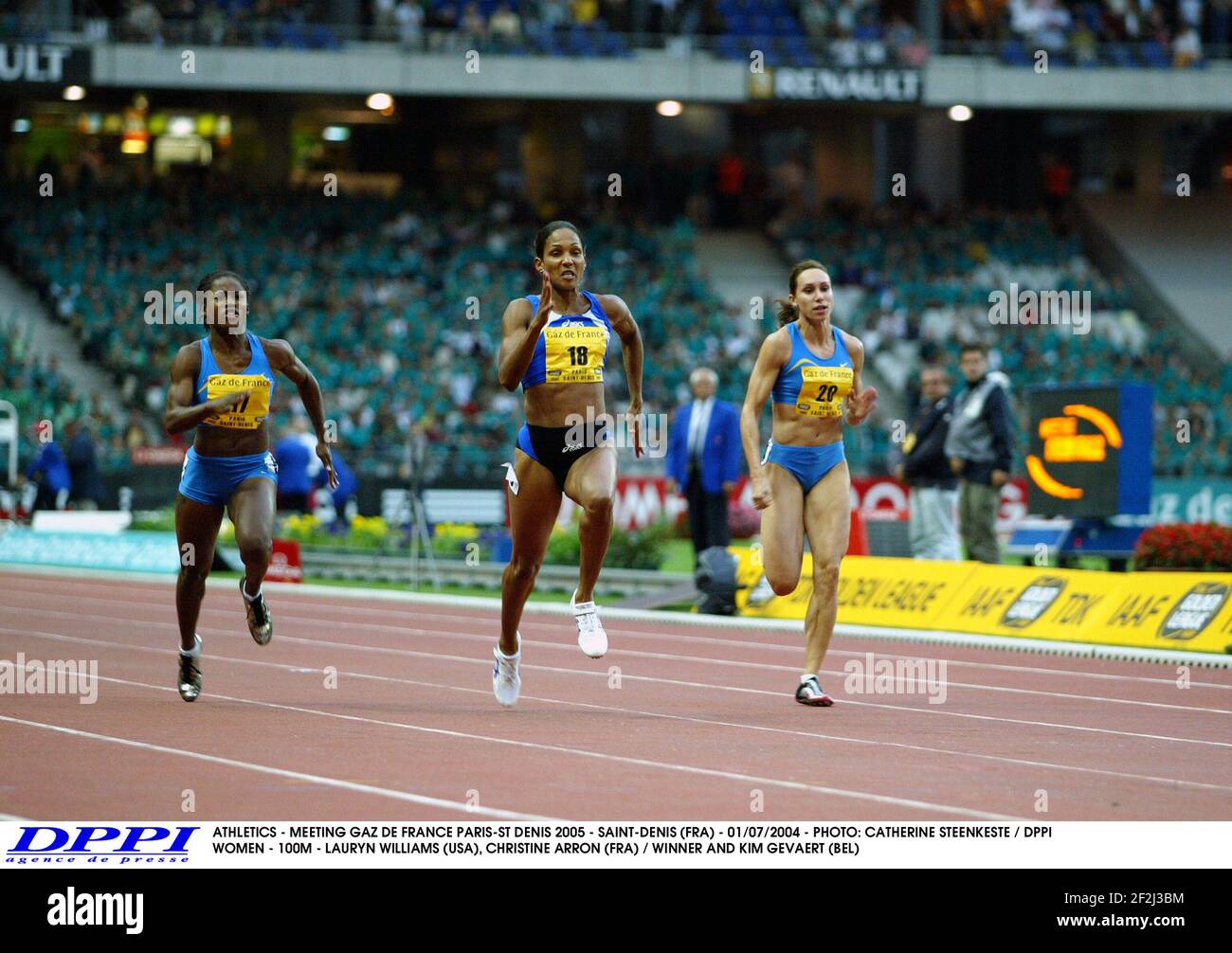 ATHLETICS - MEETING GAZ DE FRANCE PARIS-ST DENIS 2005 - SAINT-DENIS ...