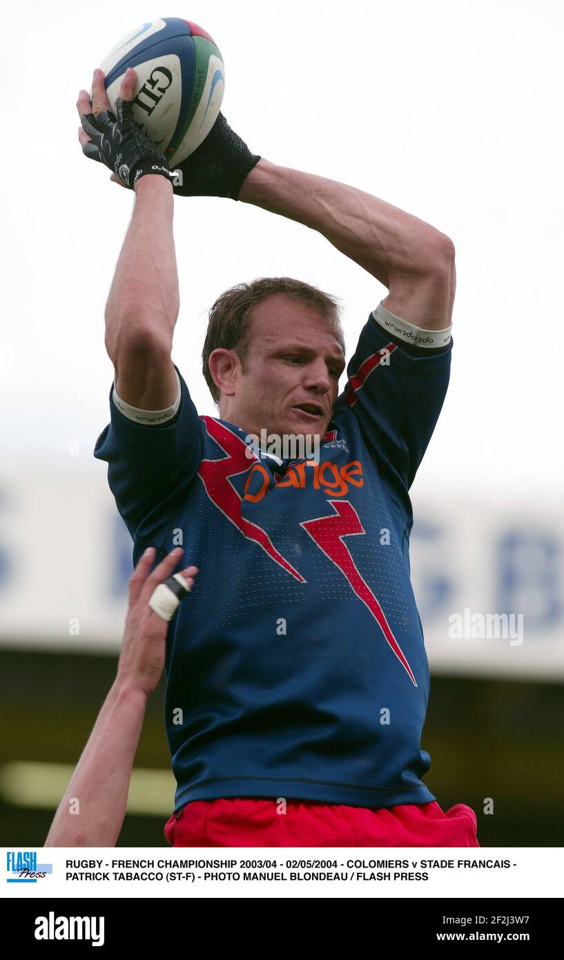 RUGBY - FRENCH CHAMPIONSHIP 2003/04 - 02/05/2004 - COLOMIERS v STADE ...