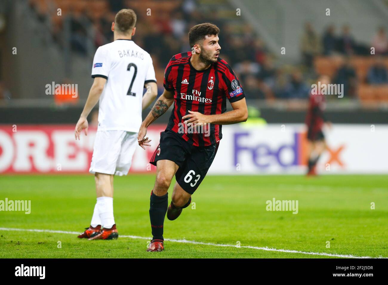 Patrick Cutrone of AC Milan during the UEFA Europa League, Group D ...
