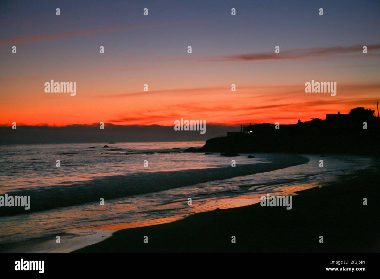 Beautiful sunset image over hi-res stock photography and images - Alamy