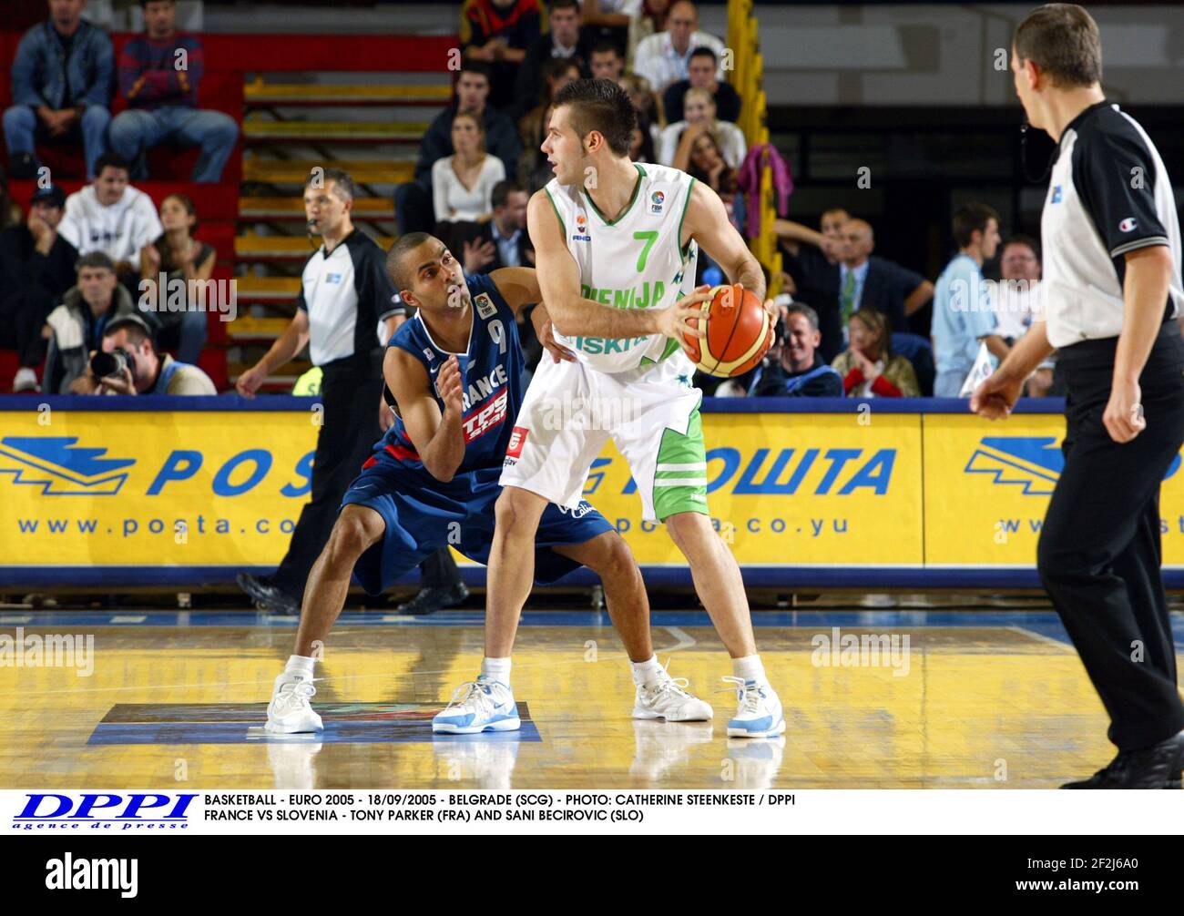 BASKETBALL - EURO 2005 - 18/09/2005 - BELGRADE (SCG) - PHOTO: CATHERINE ...