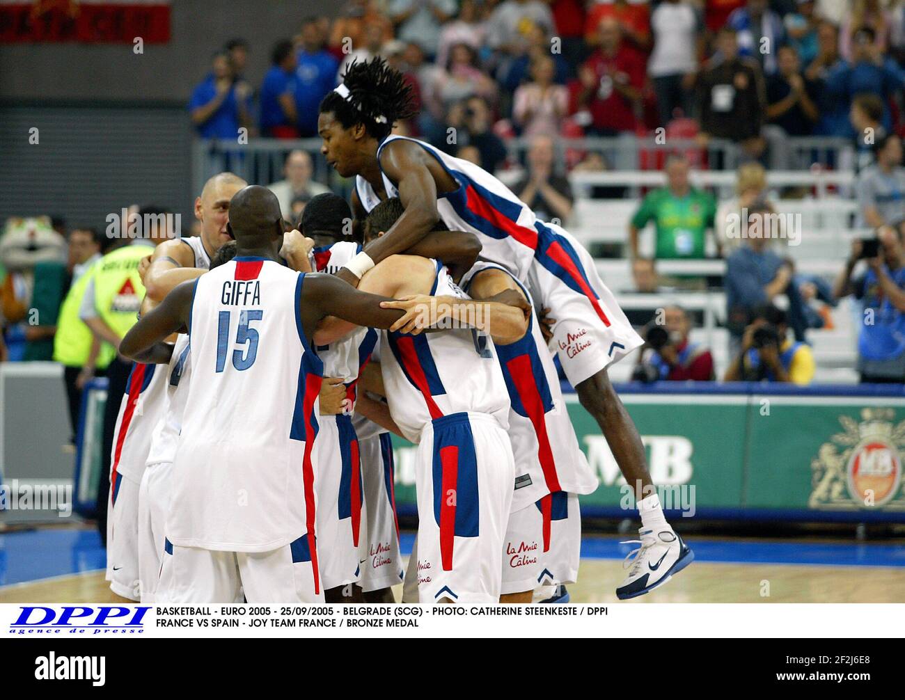BASKETBALL - EURO 2005 - 25/09/2005 - BELGRADE (SCG) - PHOTO: CATHERINE ...