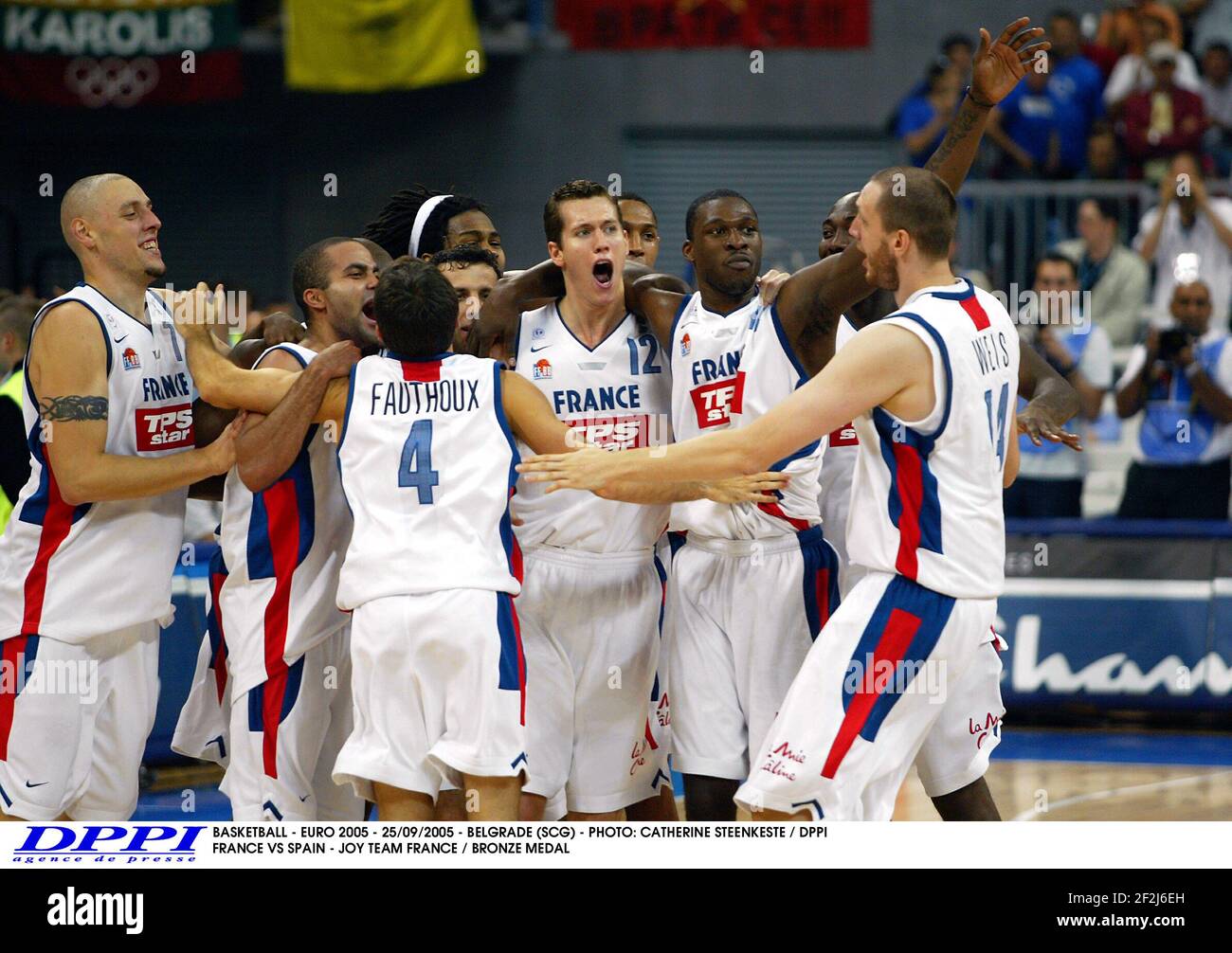 BASKETBALL - EURO 2005 - 25/09/2005 - BELGRADE (SCG) - PHOTO: CATHERINE ...