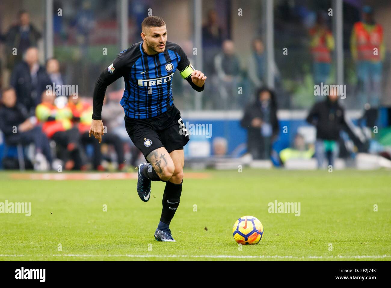 Mauro Icardi of Inter during the Italian championship Serie A football ...