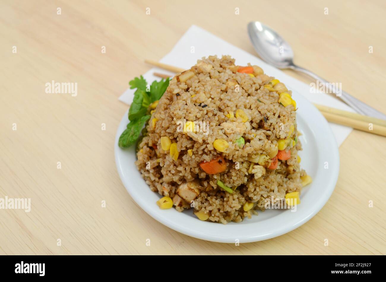 Rice in plate hi-res stock photography and images - Alamy
