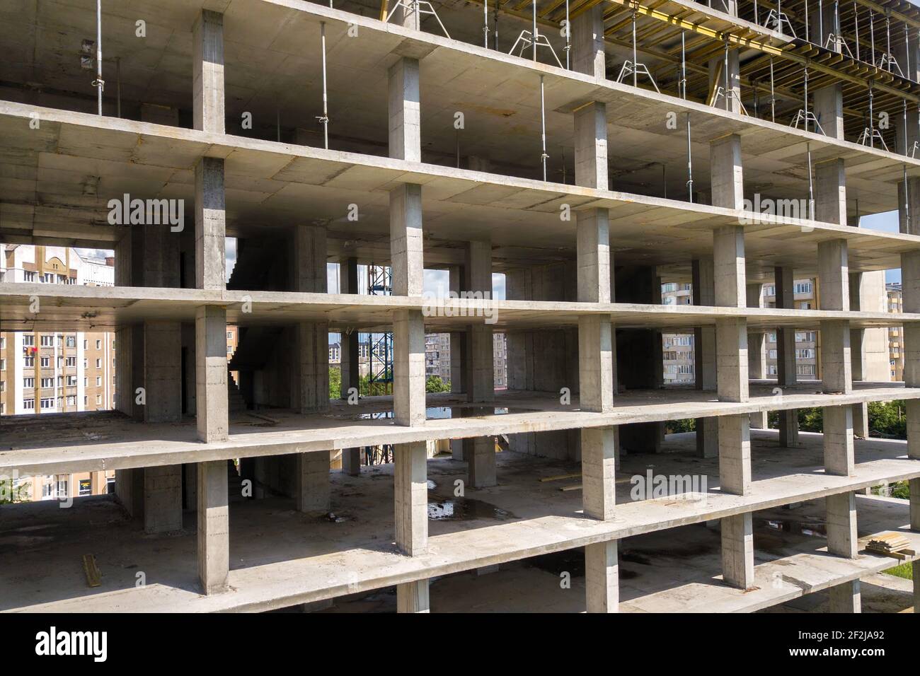 Monolithic Concrete Structure Foundation R&B Metal Structures