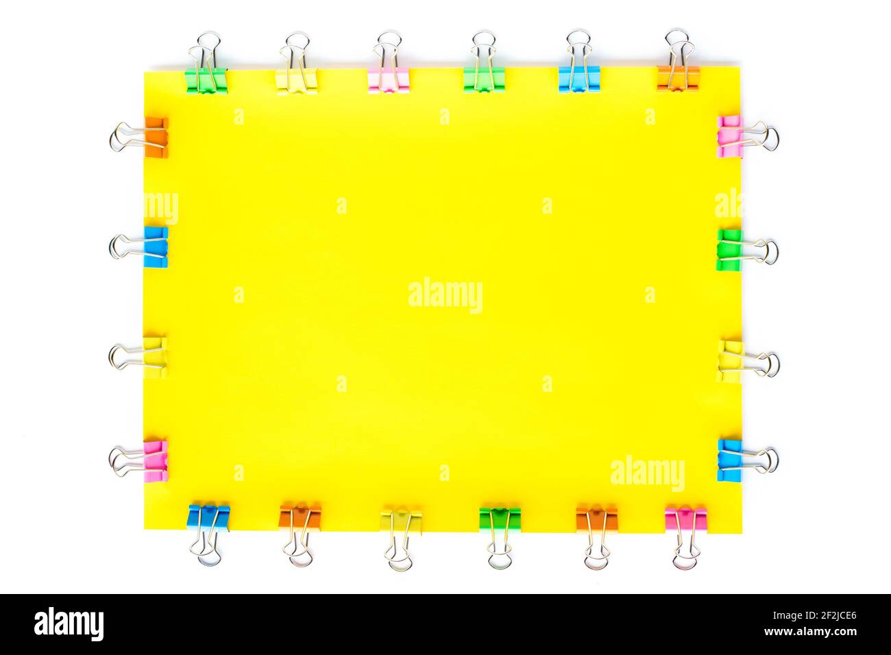 Colorful paper notes clips hi-res stock photography and images - Alamy