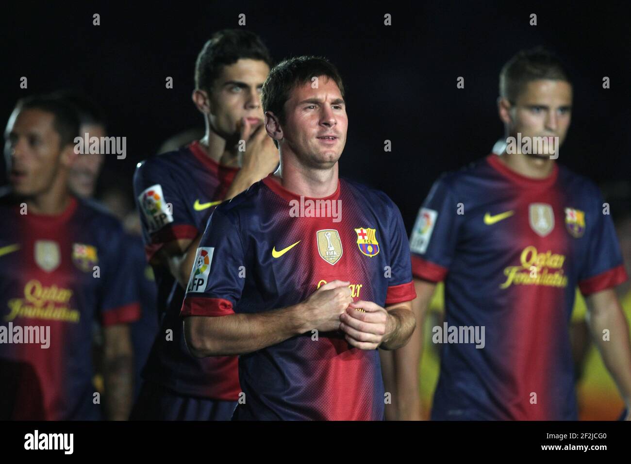 Lionel messi fc barcelona 2012 hi-res stock photography and images - Alamy