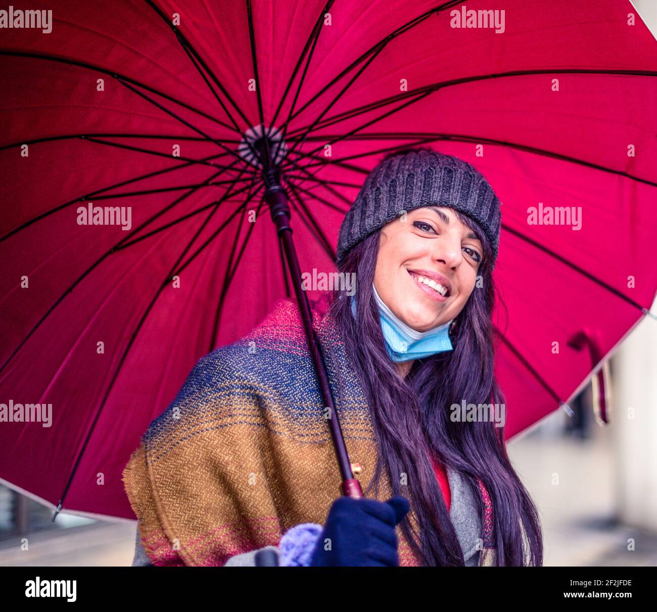 Smile under mask hi-res stock photography and images - Alamy