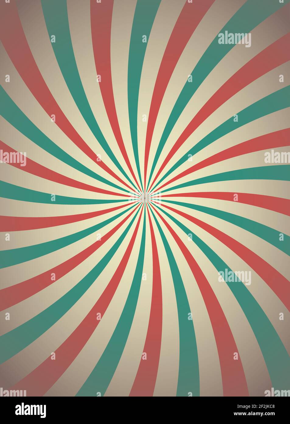 Sunlight vertical retro faded background. blue and red color burst ...
