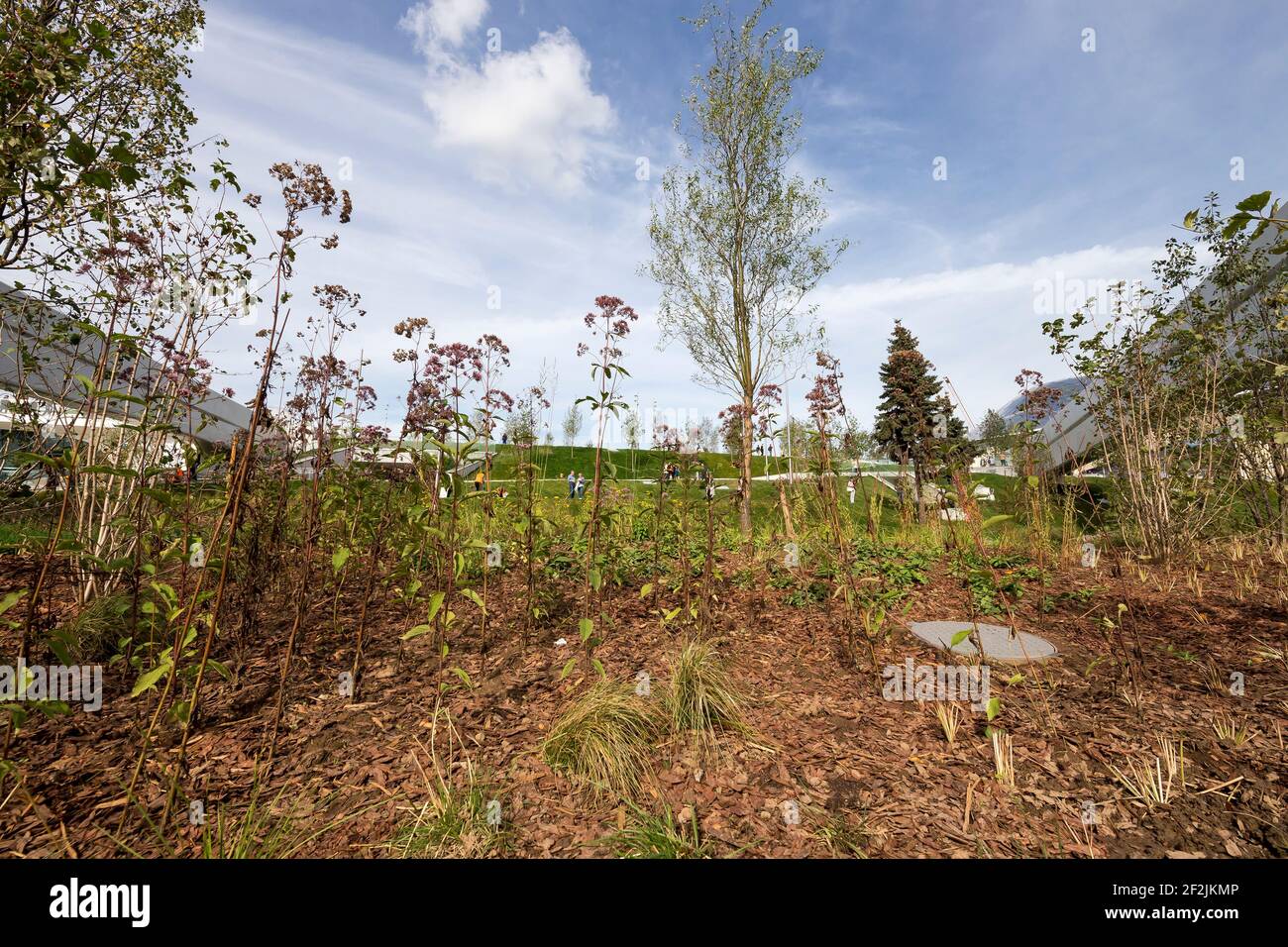 Zaryadye Park -- urban park located near Red Square in Moscow, Russia ...