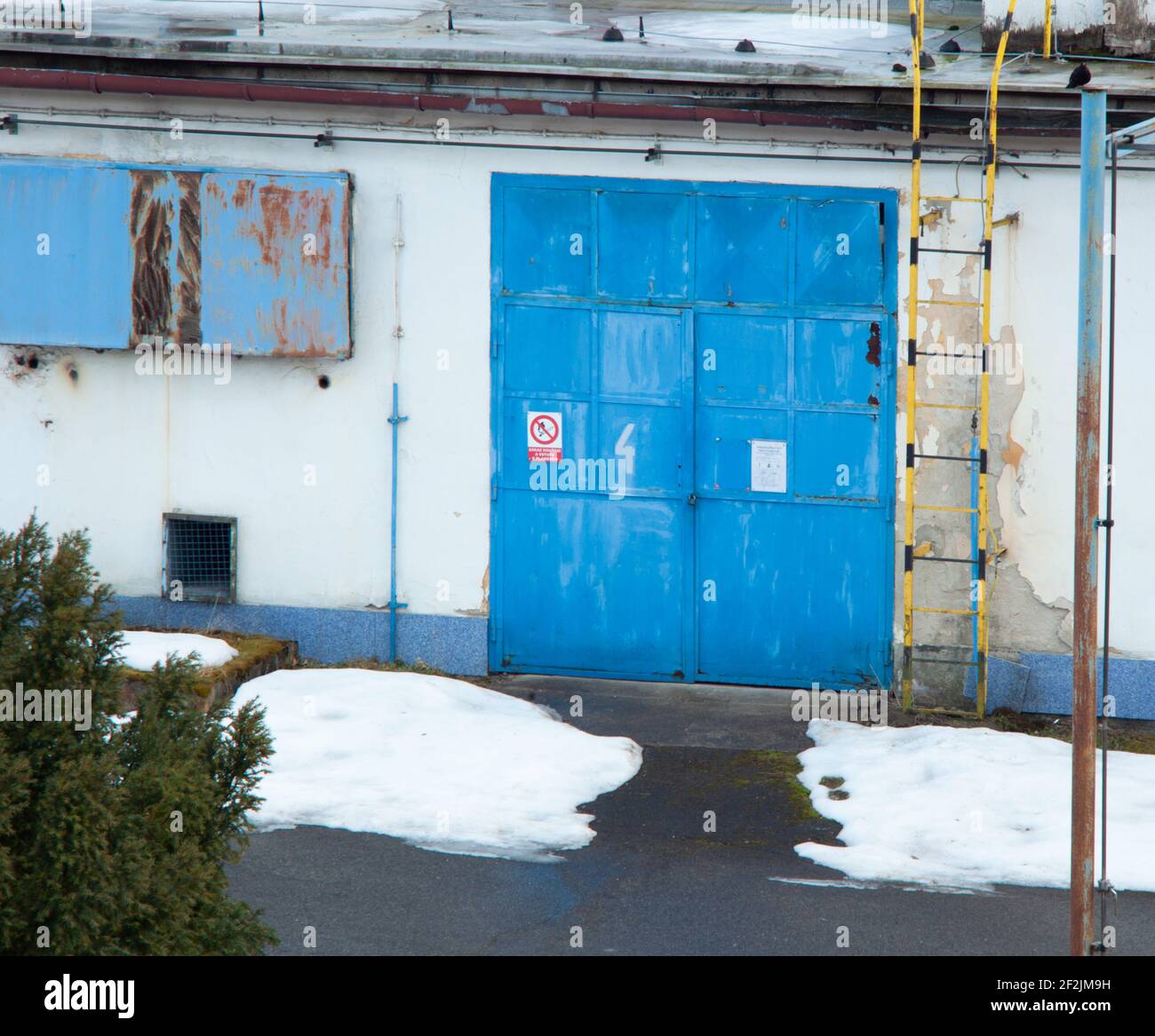 Factory door hi-res stock photography and images - Alamy