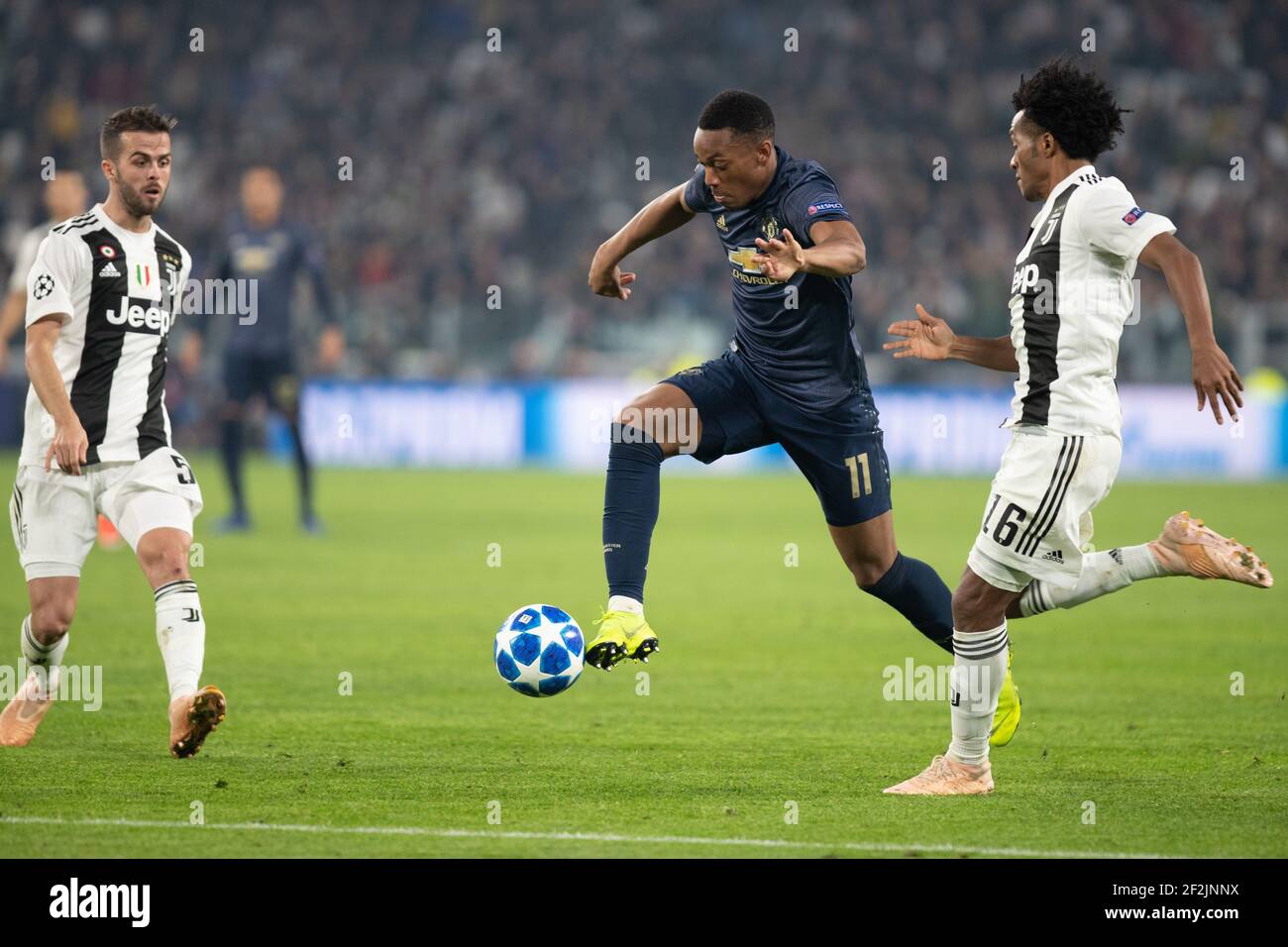 Anthony Martial of Manchester United during the UEFA Champions League ...