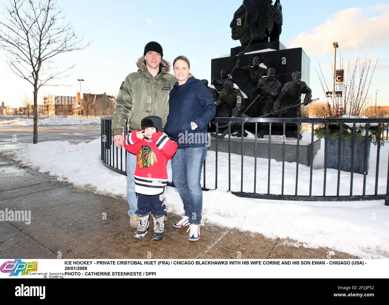 ICE HOCKEY - PRIVATE CRISTOBAL HUET (FRA) / CHICAGO BLACKHAWKS WITH HIS ...