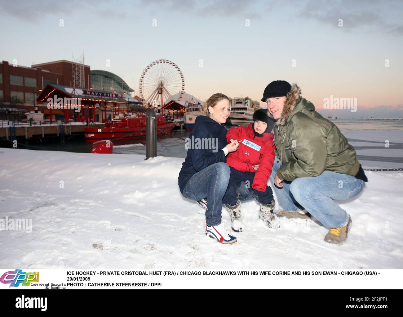 ICE HOCKEY - PRIVATE CRISTOBAL HUET (FRA) / CHICAGO BLACKHAWKS WITH HIS ...