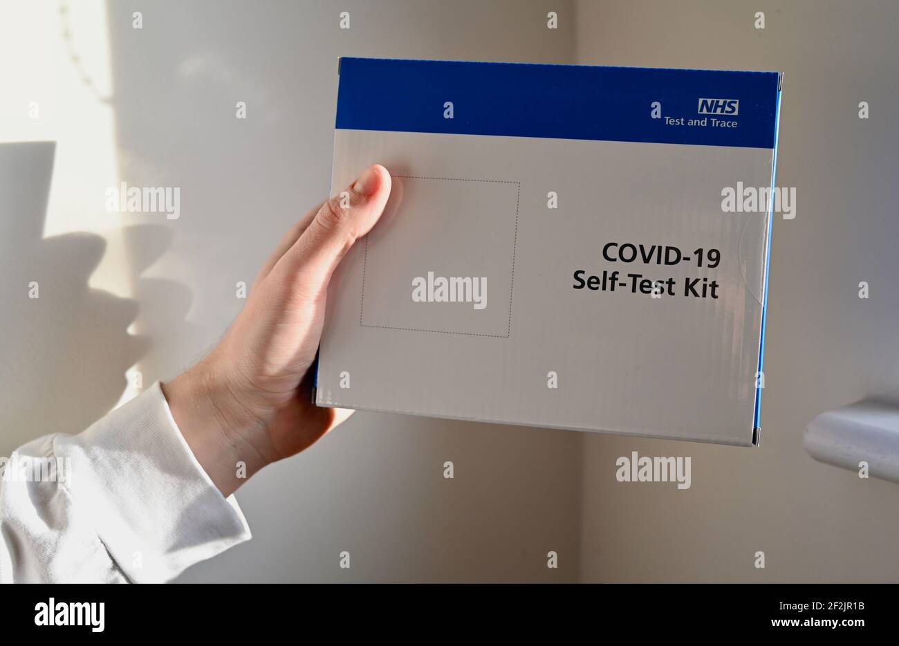NHS COVID-19 Self-Test Kit Stock Photo - Alamy