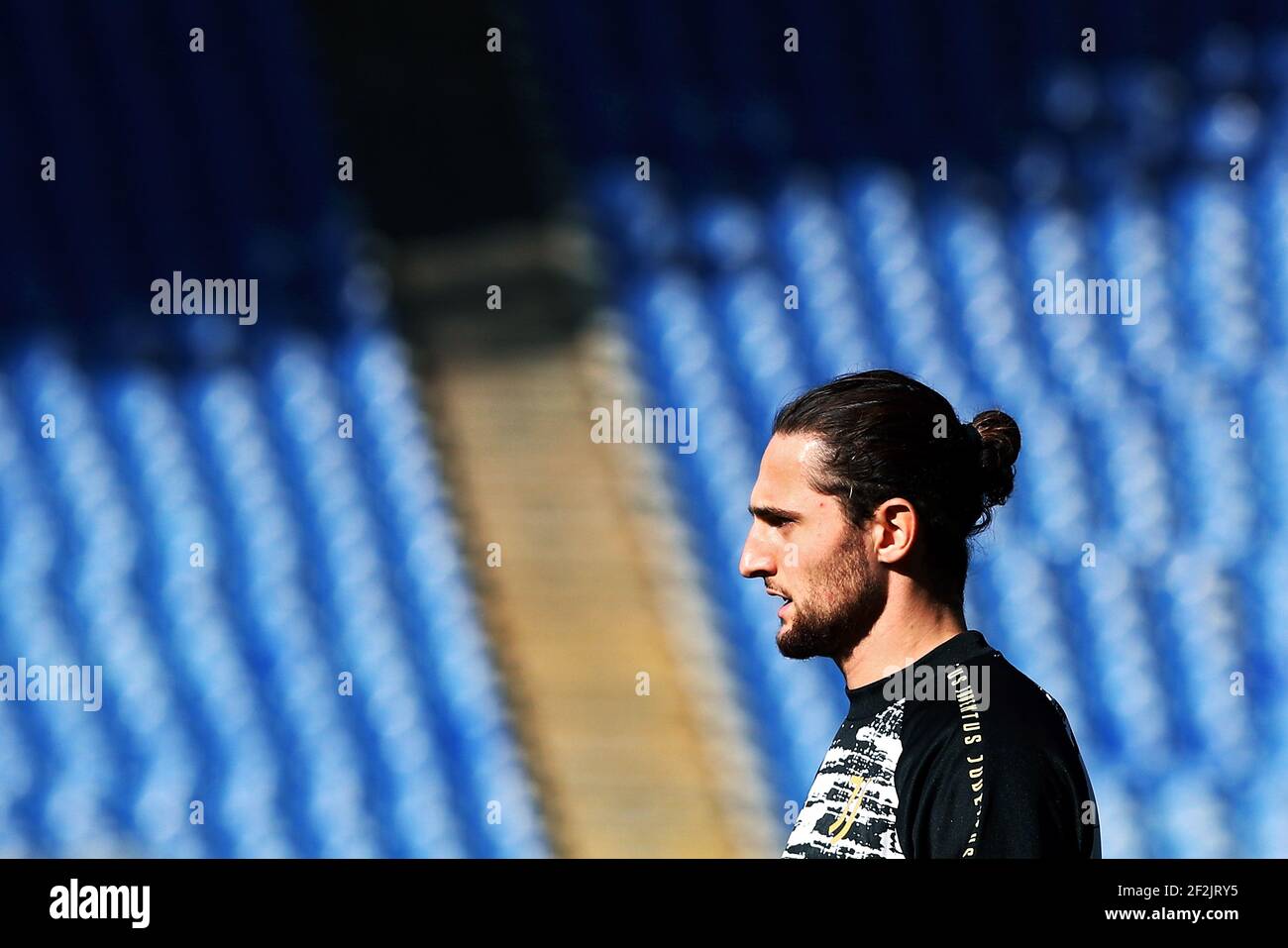 Adrien Rabiot of Juventus during warm up before the Italian ...