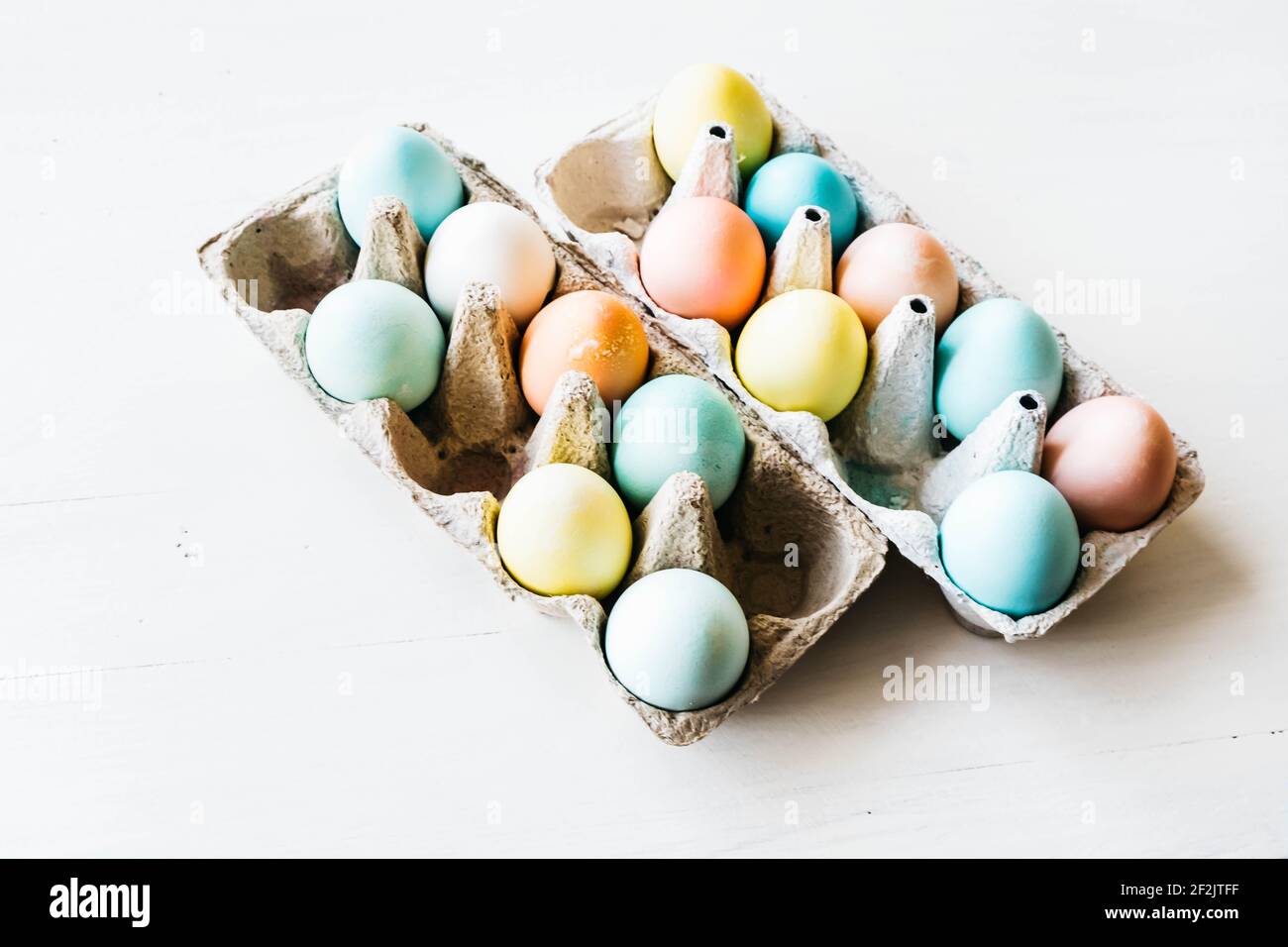Closeup cardboard egg cartons hi-res stock photography and images - Alamy