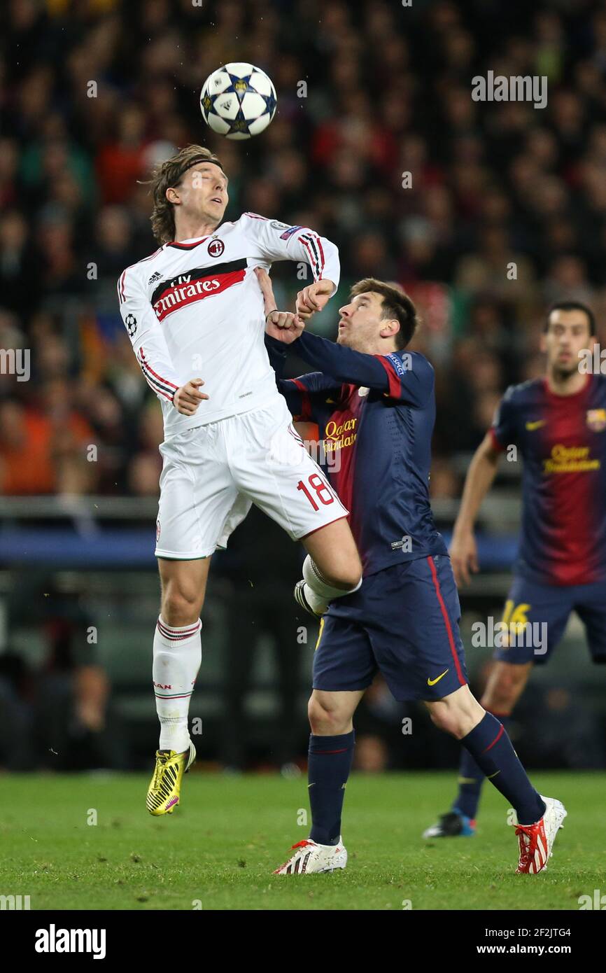 FOOTBALL - UEFA CHAMPIONS LEAGUE 2012/2013 - 1/8 FINAL - 2ND LEG ...