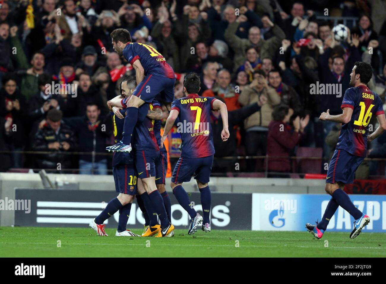 FOOTBALL - UEFA CHAMPIONS LEAGUE 2012/2013 - 1/8 FINAL - 2ND LEG ...