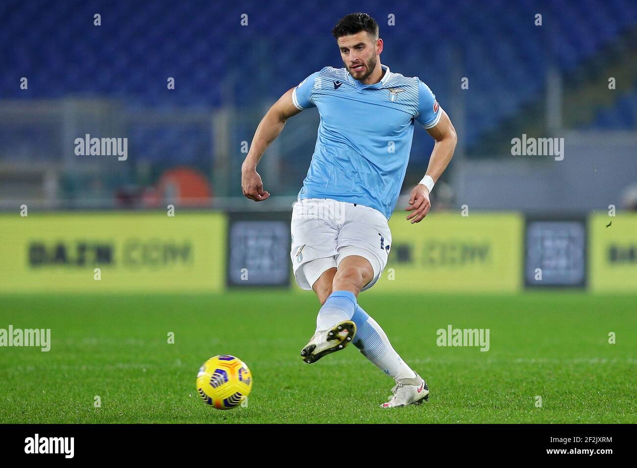 Wesley Hoedt of Lazio in action during the Italian championship Serie A ...