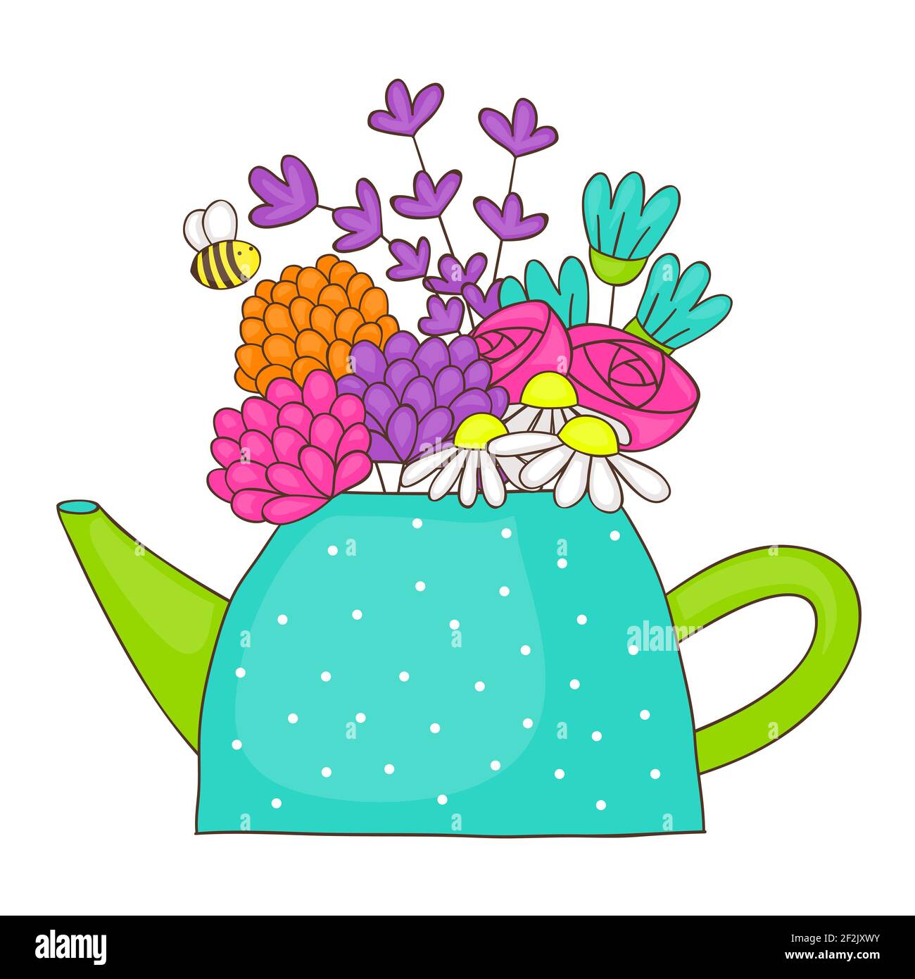 Cartoon tea pot hi-res stock photography and images - Alamy