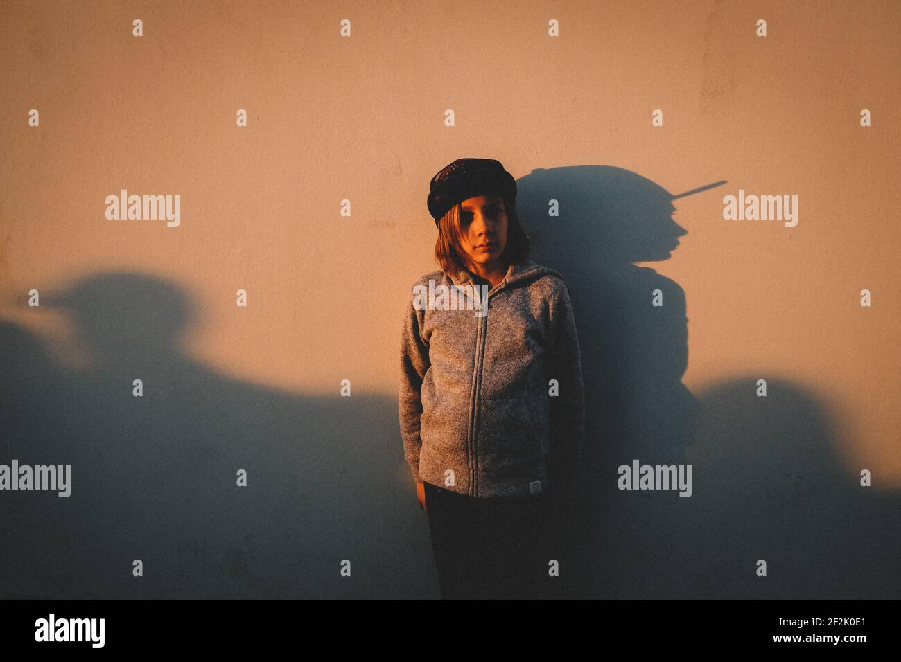 Shadow son boy hi-res stock photography and images - Alamy