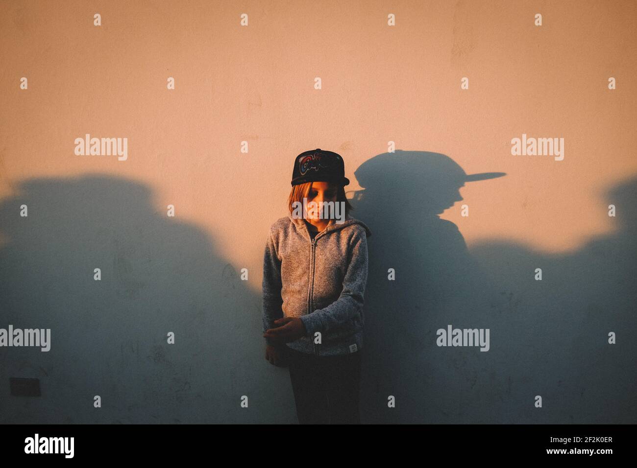 Shadow son boy hi-res stock photography and images - Alamy