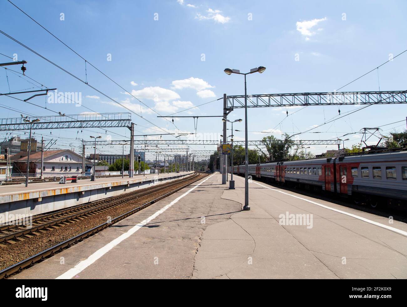 passenger platform (Kursky railway terminal ) is one of the nine main ...