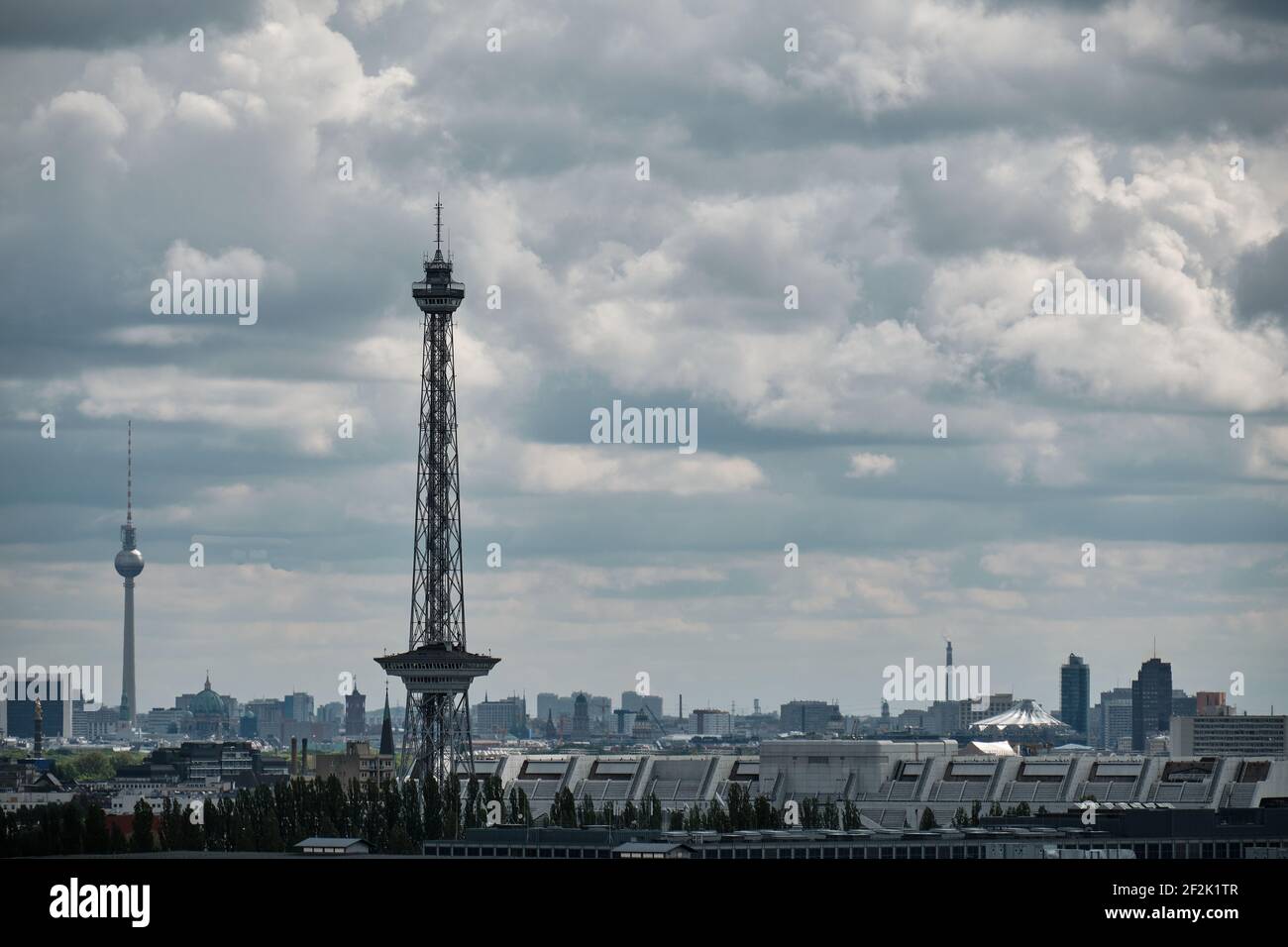 Berlin from above tv tower hi-res stock photography and images - Alamy
