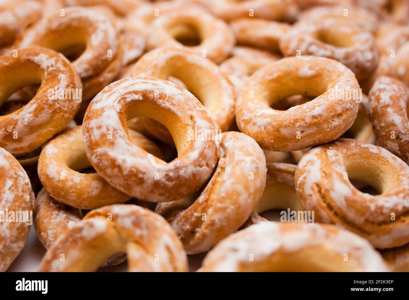 Sweet bread. The Russian desserts.Sushki are traditional Eastern ...