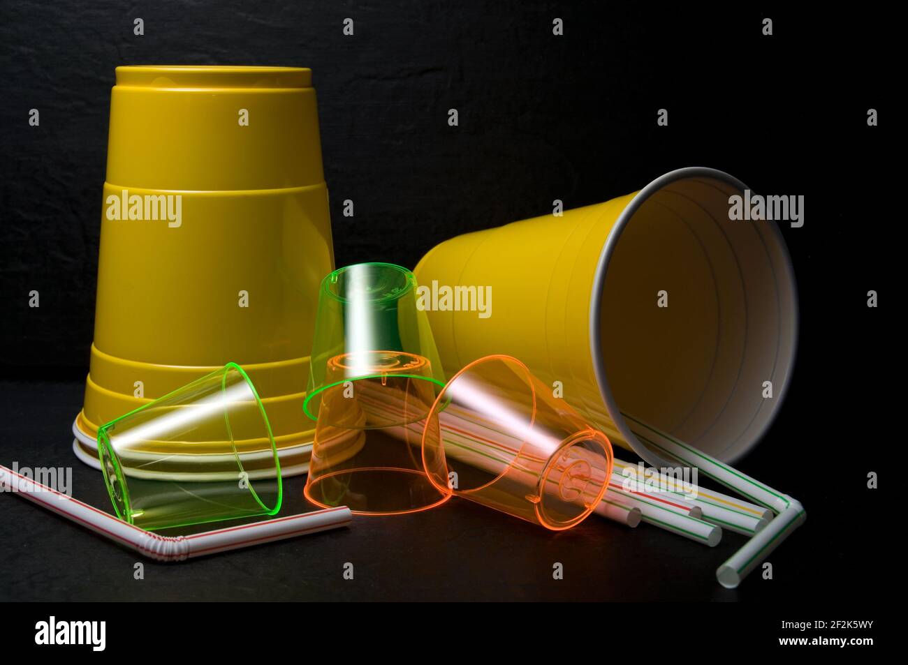Discarded plastic glasses hi-res stock photography and images - Alamy