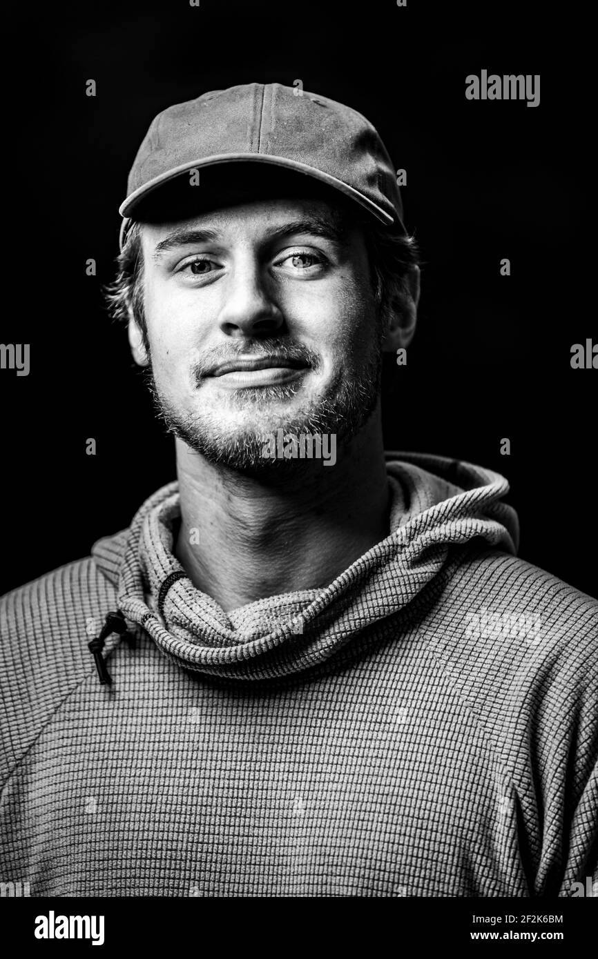 Young man with cap hi-res stock photography and images - Alamy