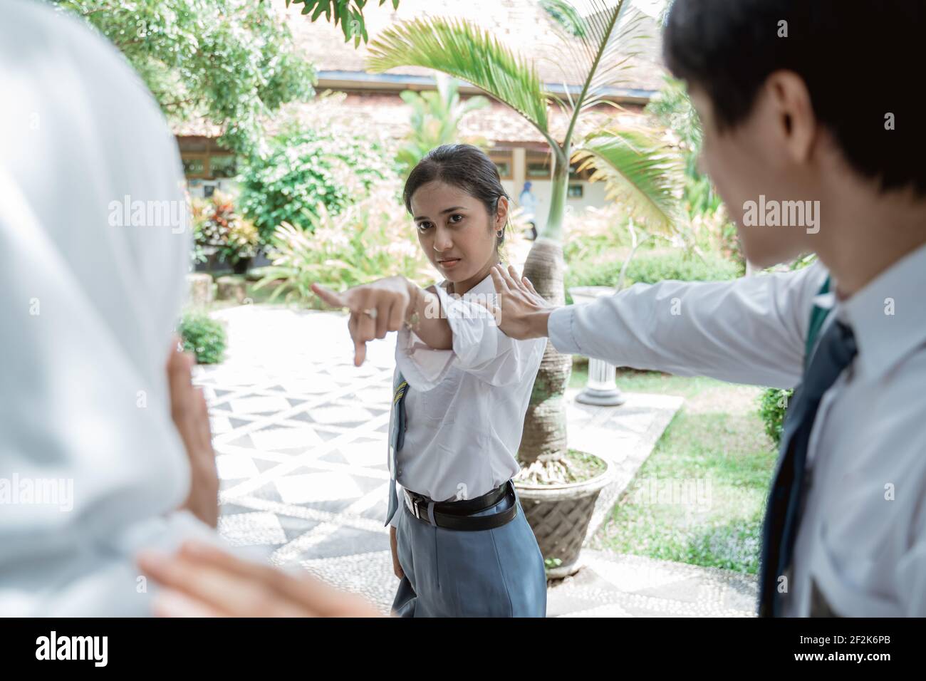 Angry High School Student