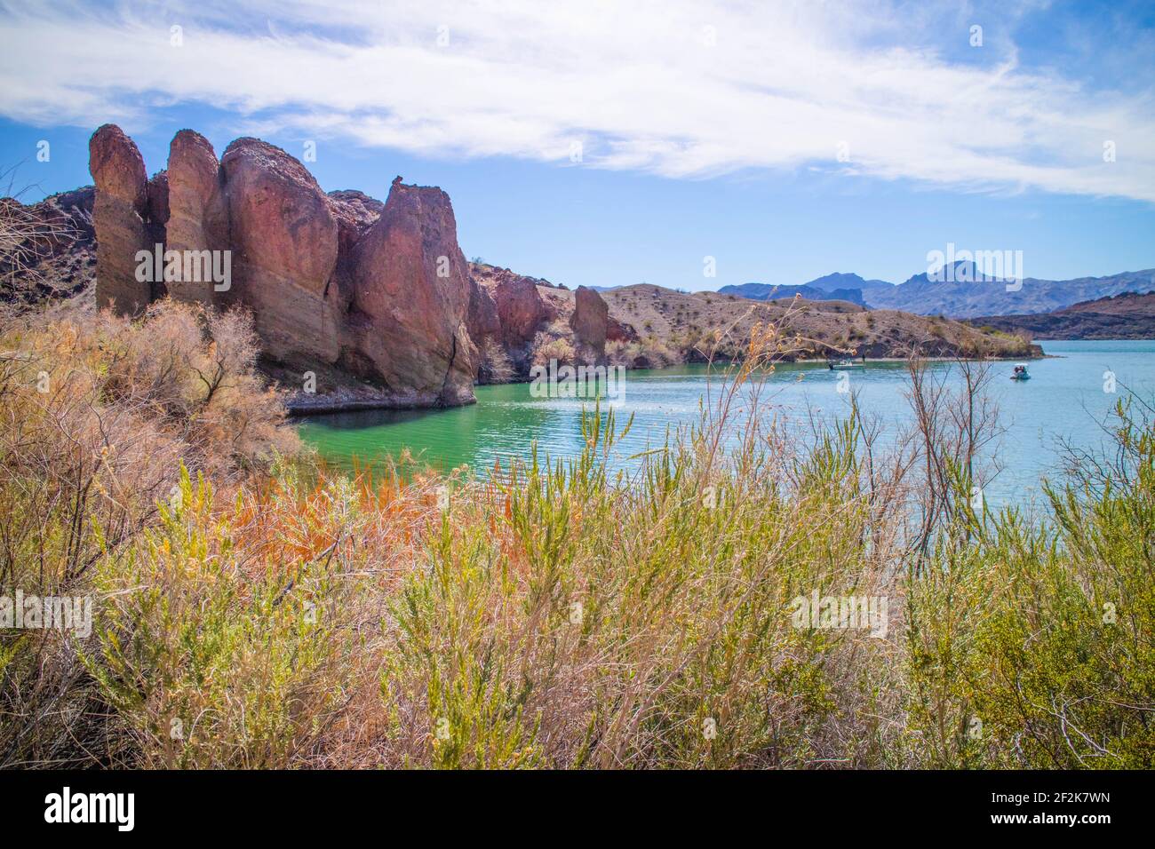 A majestic view of Balanced Rock Cove Stock Photo - Alamy