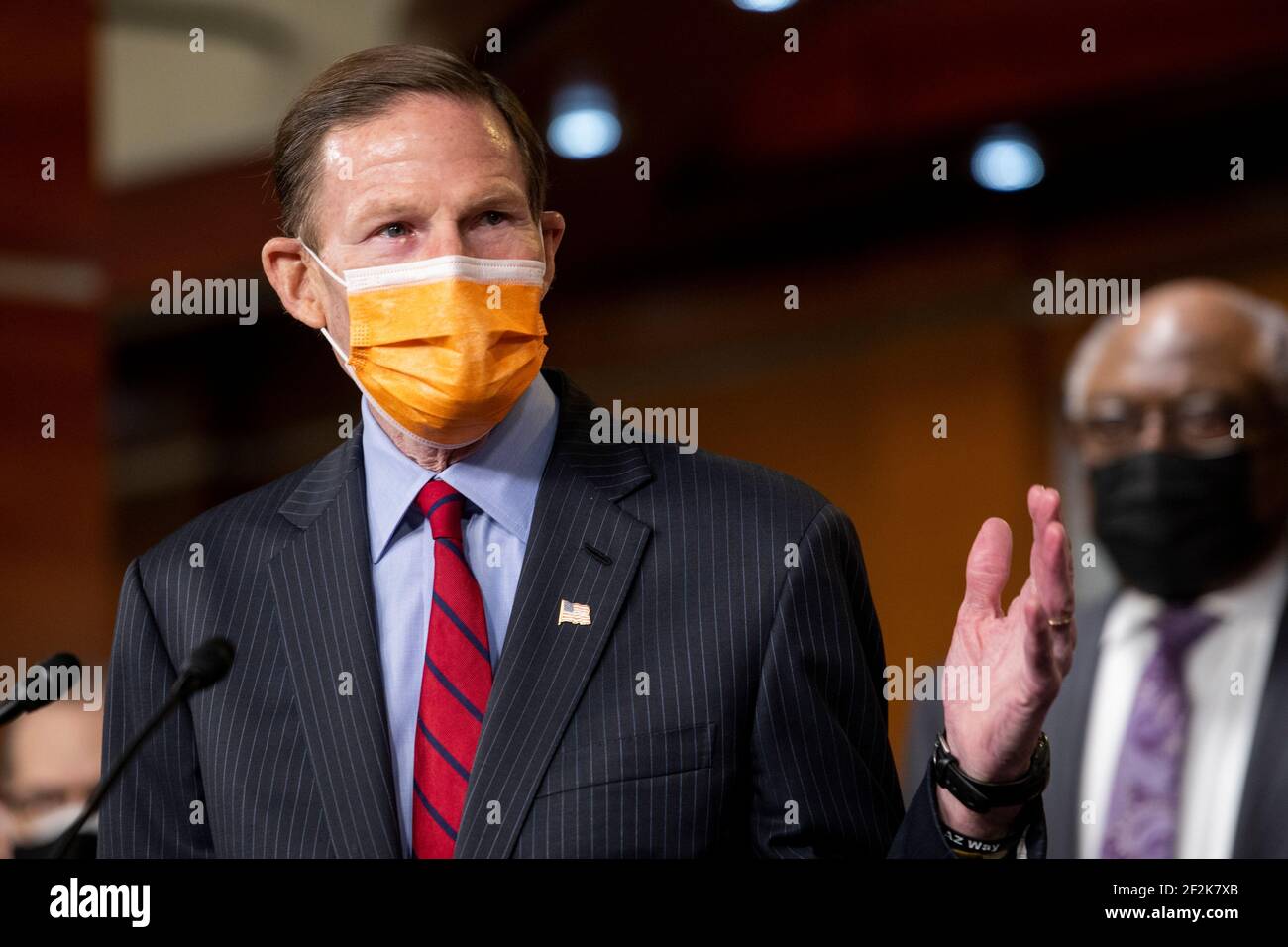 United States Senator Richard Blumenthal (Democrat of Connecticut ...