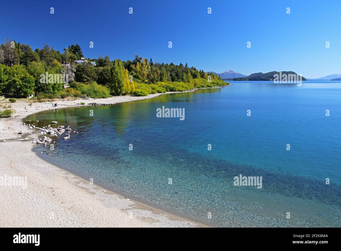 Playa Bonita Beach in Bariloche, Argentina Patagonia Stock Photo - Alamy