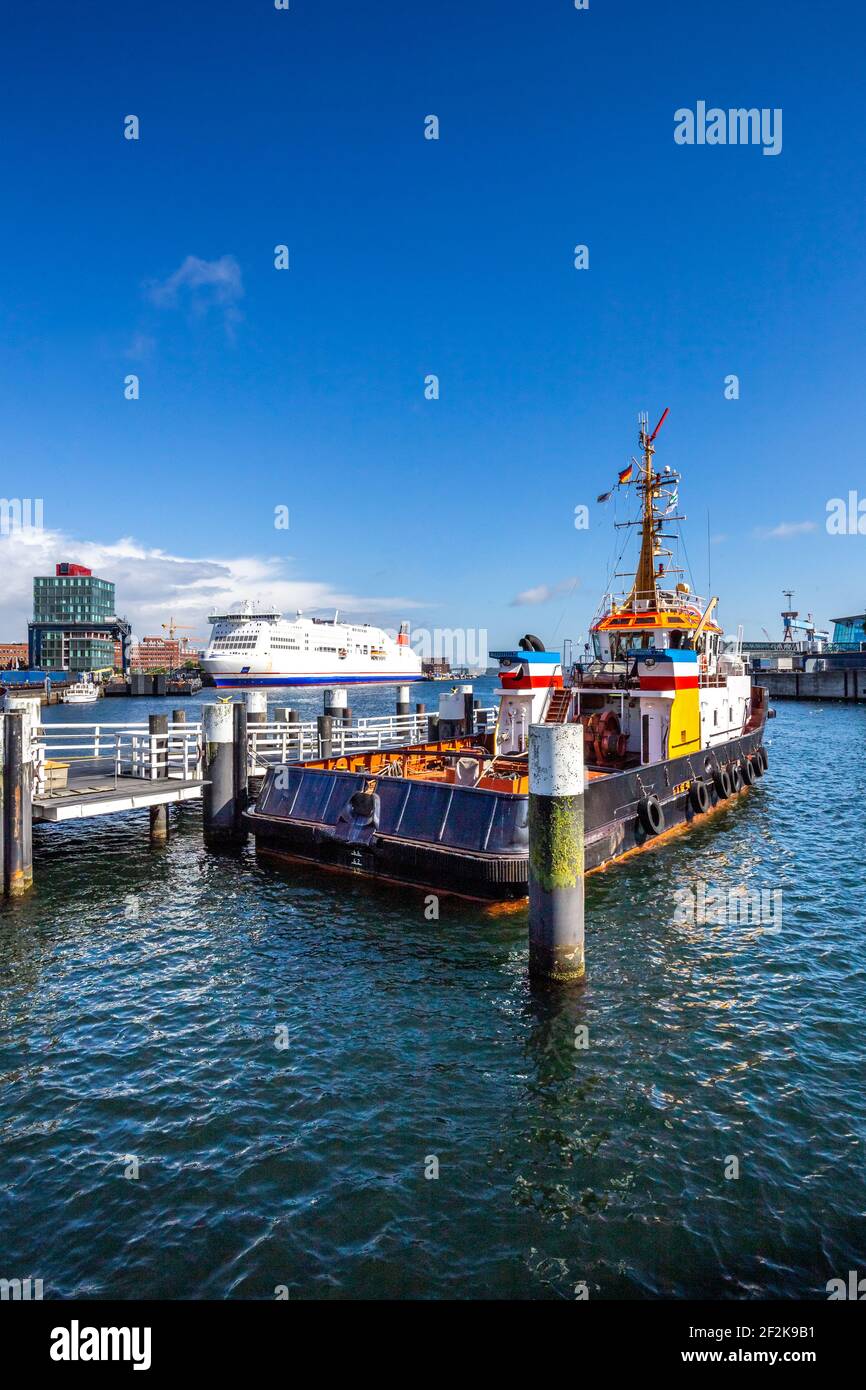 Cargo ship in the kiel canal hi-res stock photography and images - Alamy